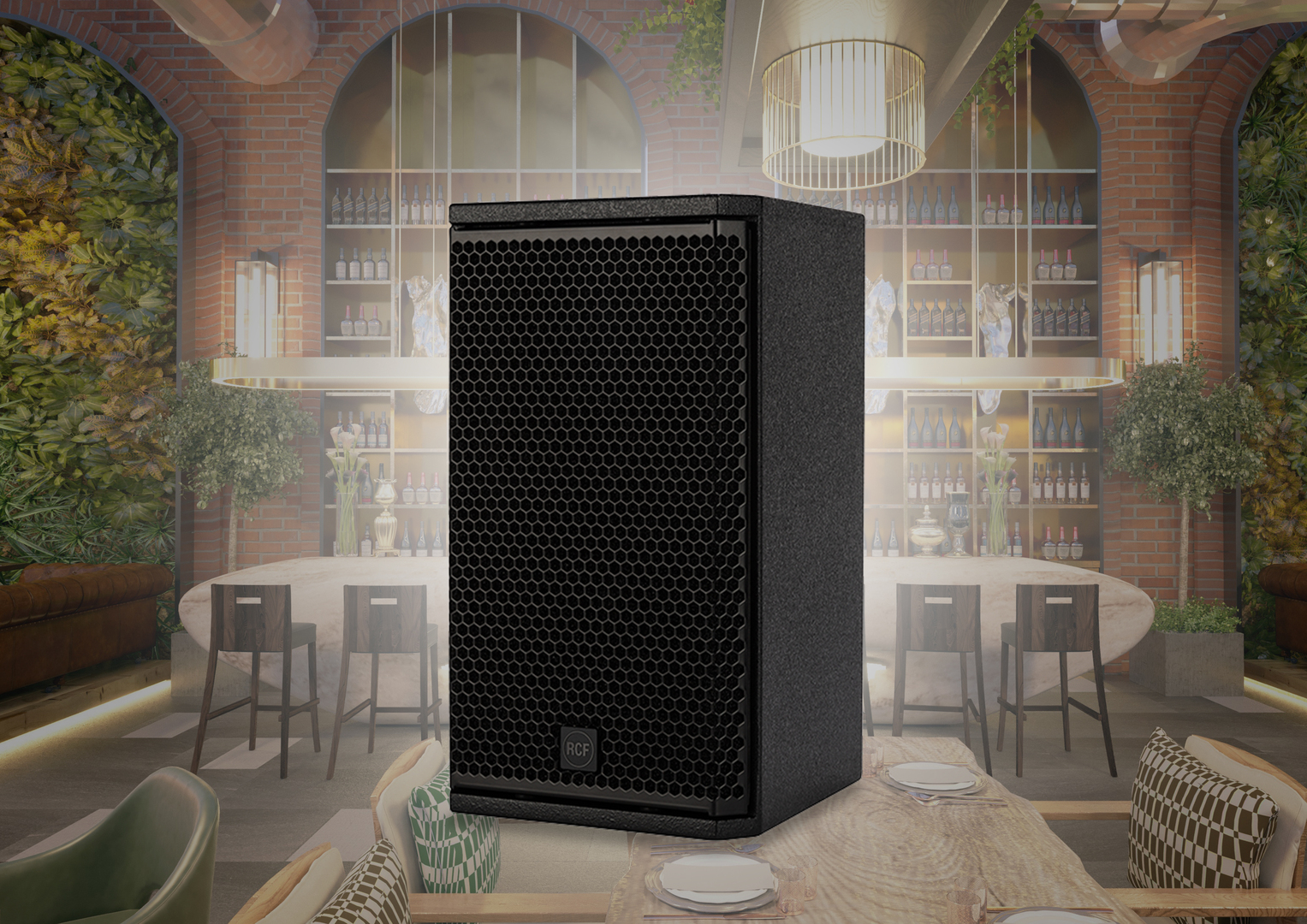 RCF Audio Business Music bij Output