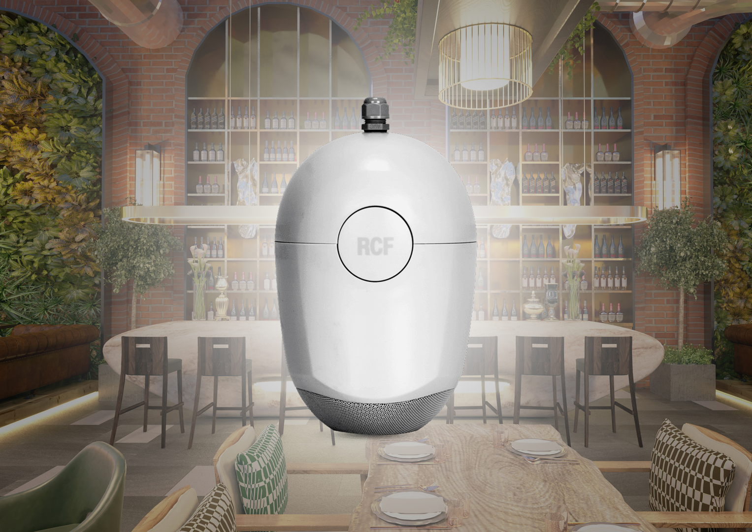 RCF Audio Business Music bij Output